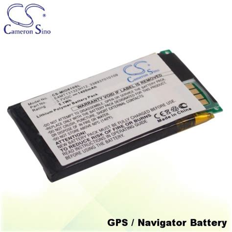 Cs Battery For Mitac E Mt H Mio H Gps Battery Mio Sl Shopee Singapore