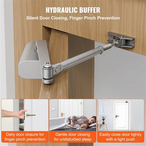 Vevor Door Closer Automatic Door Closer Commercial Or Residential Use For Door Weights 100 Lbs