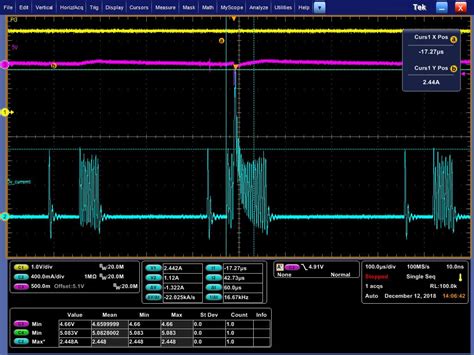 TPS2546 Voltage Drop Issue While USB Flash Drive Plug In Power Management Forum Power
