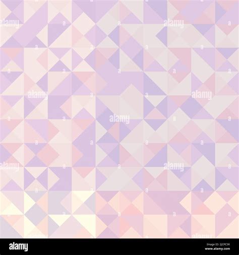 Abstract Pastel Geometric Seamless Pattern Triangle Graphic Design Background Colorful Mosaic
