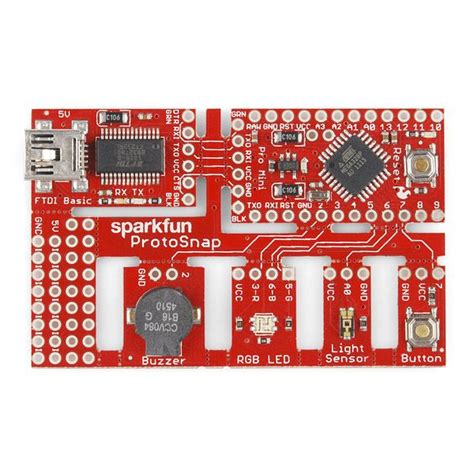 Sparkfun Protosnap Pro Mini Dev 10889 Sparkfun Electronics