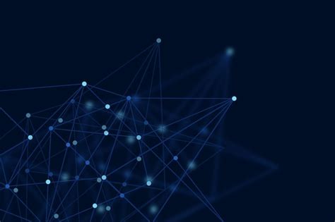 Premium Vector Abstract Geometric Background And Connecting Dots And Lines