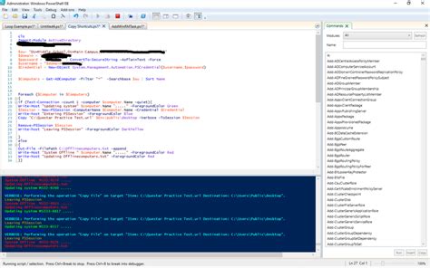 question on scripting powershell programming and development