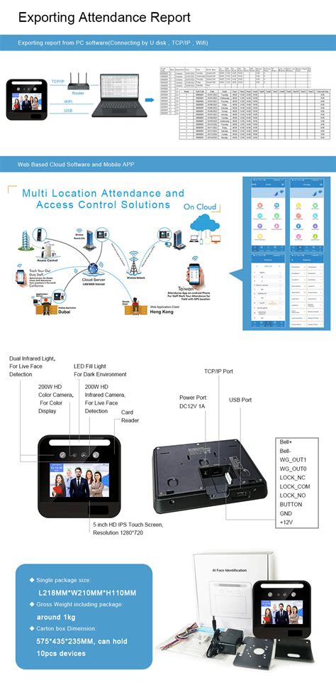 Tm Ai03 Dynamic Face Recognition Terminal