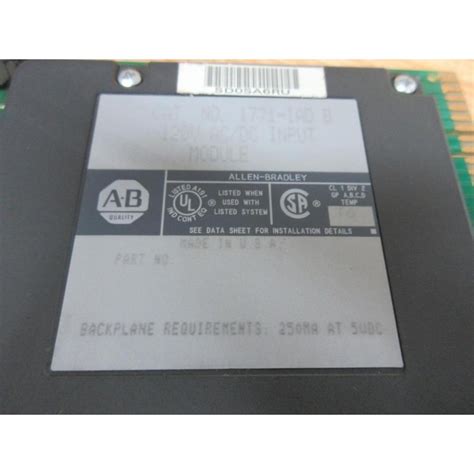 Allen Bradley 1771 Iad Input Module Serb Used Mara Industrial
