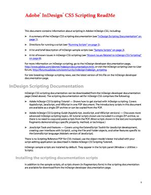 Adobe InDesign CS5 Scripting ReadMe Form Fill Out And Sign Printable PDF Template AirSlate