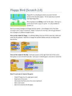 Flappy Bird Scratch Malahide Coderdojo Flappy Bird Scratch Malahide Coderdojo Pdf