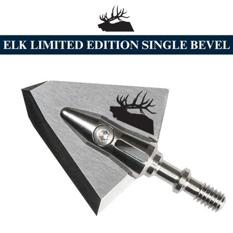 Elk Limited Edition Single Bevel Broadheads Iron Will Outfitters