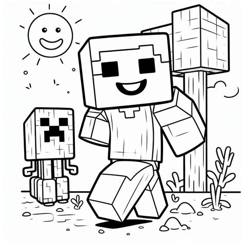 Minecraft Kleurplaat Minecraft Coloring Pages Lego Coloring Pages