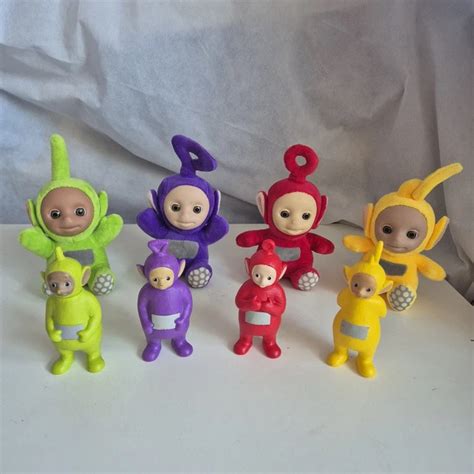 Teletubbies Toy Bundle Soft Toy Plush Hard Figures Full Set £24 99
