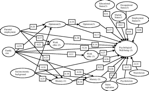 The Signi Cant Predictors Of Psychological Wsell Being At Stage 3 Download Scientific Diagram