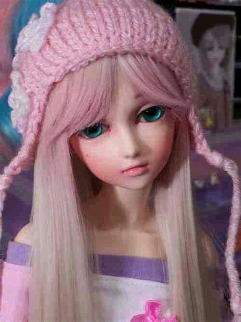 Bjd Doll Pink Ball Jointed Dolls Cute Dolls Big Eyes Doll