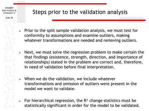 Ppt Multiple Regression Split Sample Validation Powerpoint Presentation Id519790