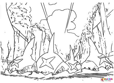 Pokemon Sharpedo Coloring Pages 2025