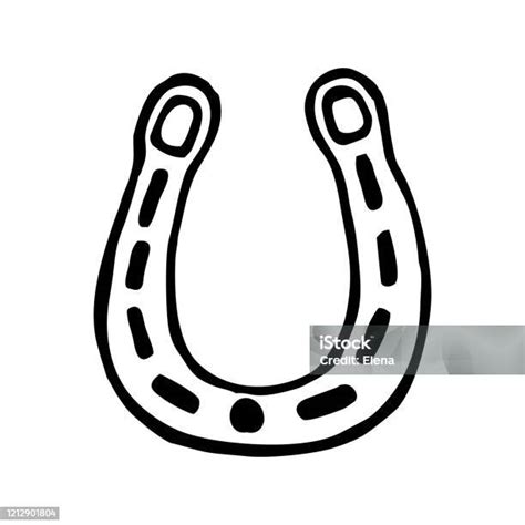 Tapal Kuda Di Vektor Ilustrasi Stok Unduh Gambar Sekarang Desain