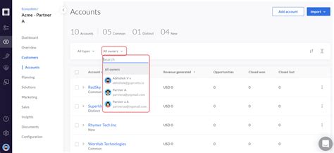 Customers Actions Edit Single Delete Bulk Delete Sort Filter