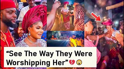 See How Actress Ruby Orjiakor Was Welcomed By Her Husbands Village Women Into Her New Home