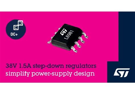 Integrated 1 5a Synchronous Regulators From Stmicroelectronics Simplify High Efficiency Power