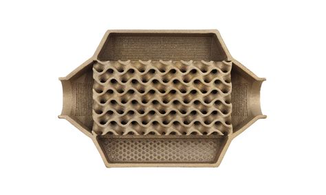 Slm 3d Printed Brass With Gyroid And Perforated Structure Facfox