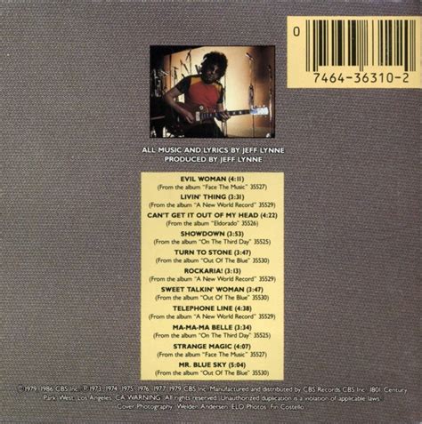 Elo Electric Light Orchestra Elos Greatest Hits America Dvd