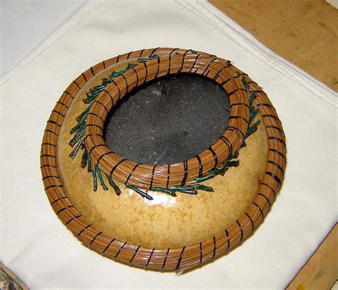 Pine Needle Coiled Bowl Sculpture By Carrie Cervantes Fine Art America
