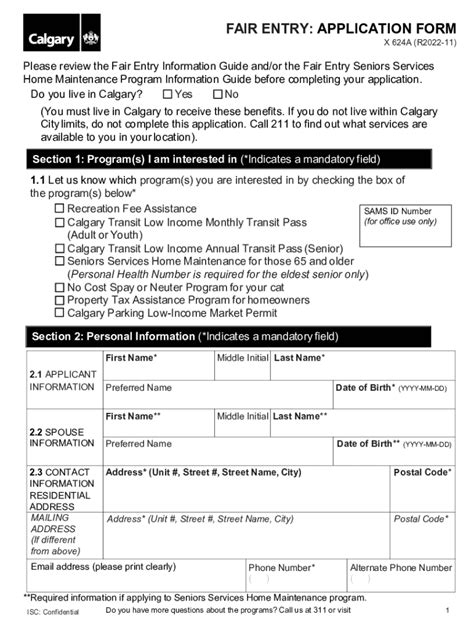 Fillable Online Fair Entry Application Form Fill Out And Sign