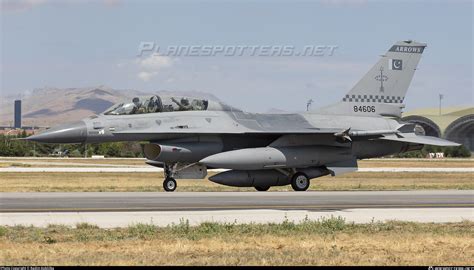 84606 Pakistan Air Force General Dynamics F 16bm Fighting Falcon Photo