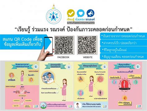 เทศบาลตำบลตลาดแค สื่อประชาสัมพันธ์ เรียนรู้ ร่วมแรง รณรงค์ ป้องกันภาวะคลอดก่อนกําหนด