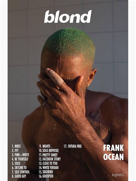 Blond Album Cover Poster Poster Print Wall Art Home Decor