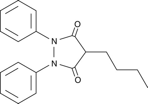 Phenylbutazone Structure