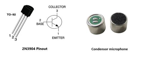 Microphone Preamplifier Circuit Using N Transistor