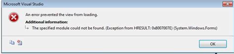 Error System Windows Forms X E Everyday Programmer