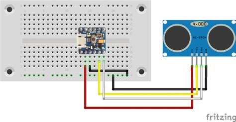Fritzing Ultrasonic Sensor Litoiweb