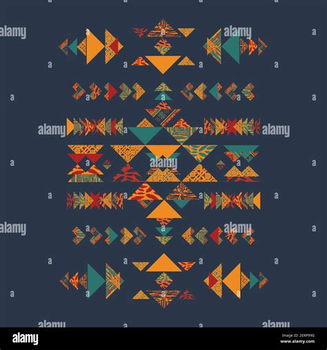 Abstract Boho Tribal Pattern Background Stock Vector Image And Art Alamy