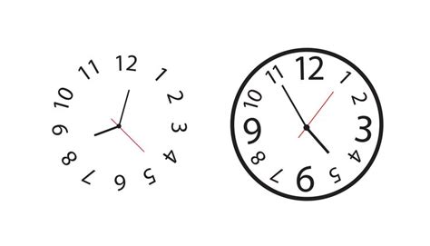Premium Vector Wall Clock Clock Face Analog Clock Time And Clock Icon Vector
