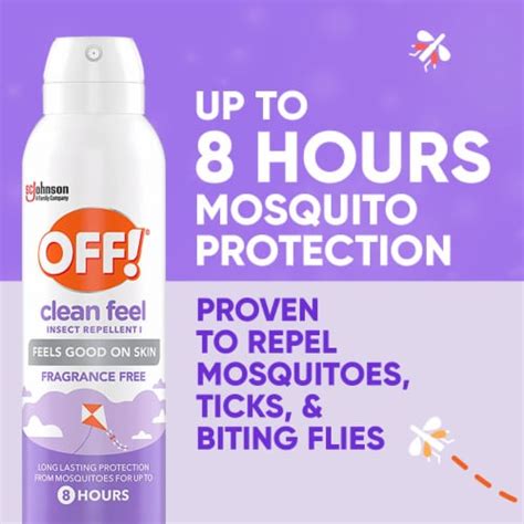 Off Clean Feel Picaridin Mosquito Repellent Everyday Aerosol Bug