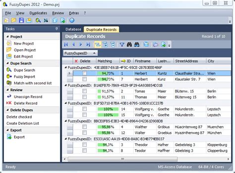 Record Linkage Record Linkage Graphical User Interfaces