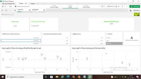 Solved Field Values For The Previous Month Patient Cost A Qlik