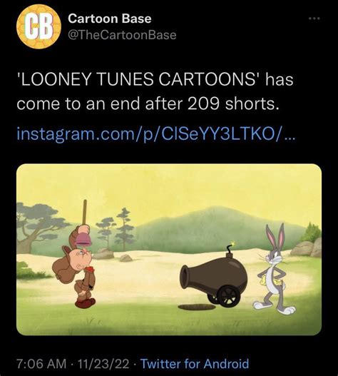 “looney Tunes Cartoons” Has Come To An End Rhbomax