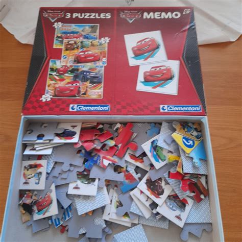 Disney Pixar Cars Pussel Och Memo Köp På Tradera 714785762