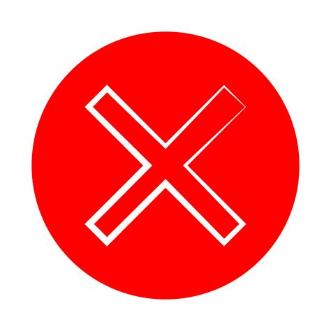 Símbolo De Erro Em Fundo Branco 4847755 Vetor No Vecteezy