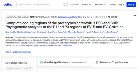 Complete Coding Regions Of The Prototypes Enterovirus B93 And C95 Phylogenetic Analyses Of The