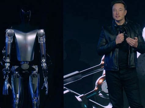 Elon Musk Tesla Reveals Optimus Humanoid Robot At Ai Day 2022 The