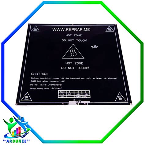 Cama Caliente De Aluminio Hot Pl Mk2a 300 300 30 Mm