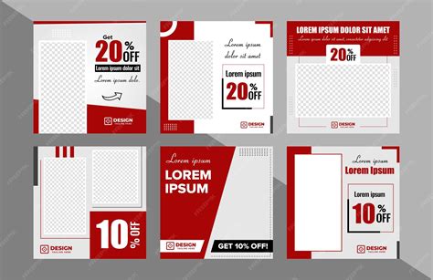 Premium Vector New Modern Square Type Social Media Posts Template