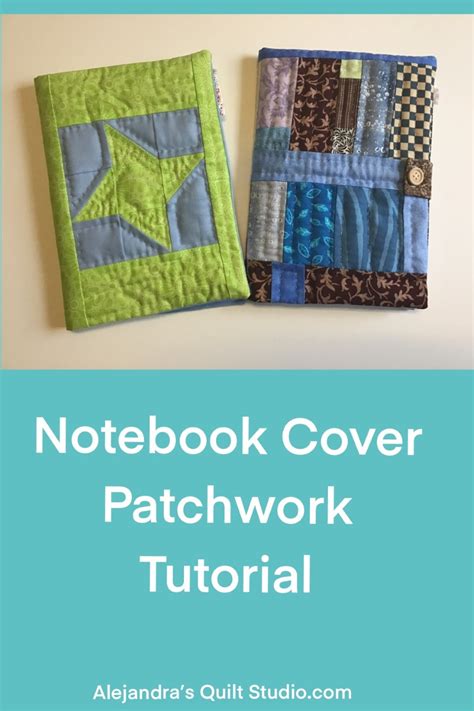 Notebook Cover Patchwork Tutorial