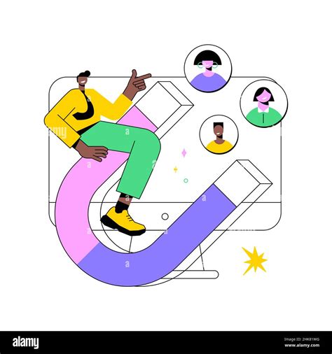 Generating New Leads Abstract Concept Vector Illustration Generate Leads Digital Marketing