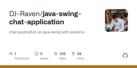 Github Dj Ravenjava Swing Chat Application Chat Application On Java Swing With Socket Io
