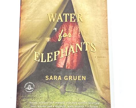 Water For Elephants Sara Gruen Vintage Paperback Book Pre Owned Used Very Good Condition