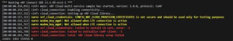 Nrf Cloud Multi Service Example With Hard Coded Certificates Modem Errors Nordic Qanda Nordic
